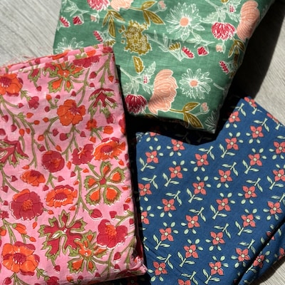 Indian Block Print, Indian Cotton, Hand Stamped Printing, by the Yard ...