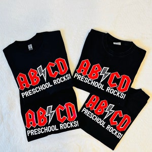 ABCD Learning Rocks Shirt PNG, Teacher Rock Shirt SVG, Teach Love ...