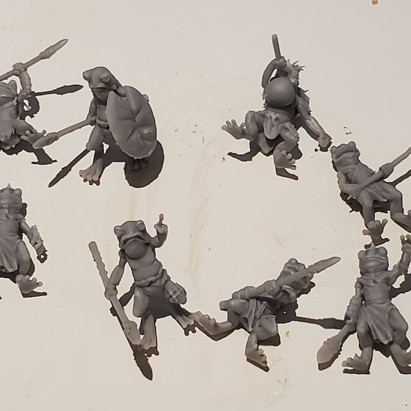 Frogman Frog Man Models for Rpgs, Wargames,npcs Bullywug - Etsy UK
