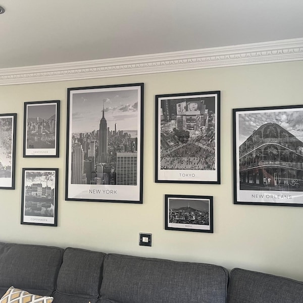 Set of 7 Modern Wonders of the World DIGITAL DOWNLOAD Prints, City ...