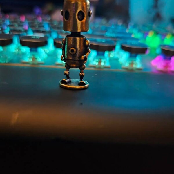 Bitsy, the Brass Robot Figurine - Etsy