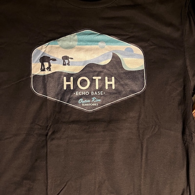 Star Wars T Shirt, Hoth T-shirt, Hoth Echo Base Tee, Star Wars Shirt ...