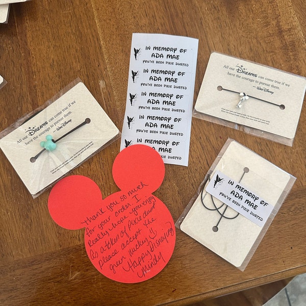 Walt Disney World Mickey Mouse Charm Wish Bracelet (pixie Dust Gifts ...