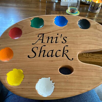 Painter's Palette Sign Art Studio Sign Artist's Workshop Shop ...