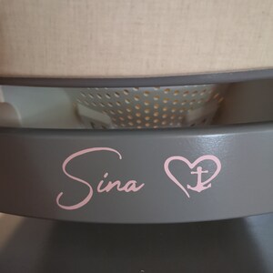 High chair stickers name stickers individual | Etsy