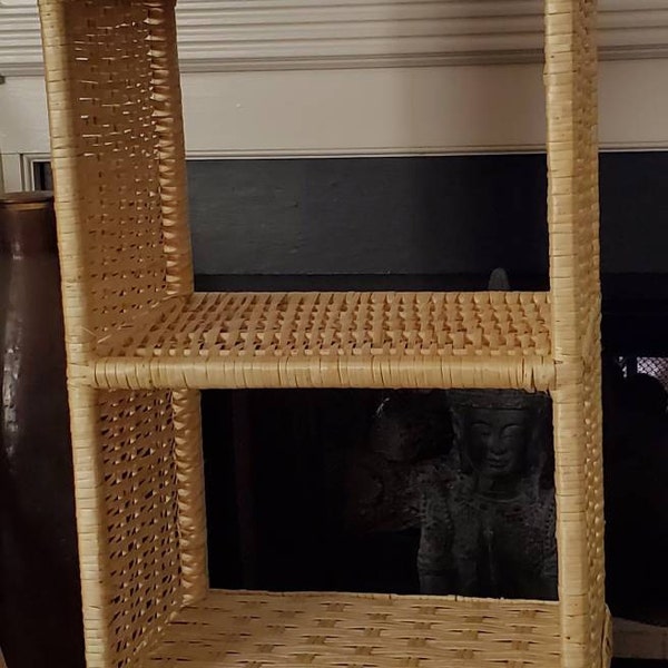 Arched Wicker Shelf, Arched Rattan Shelf, Wicker Furniture, Wicker ...