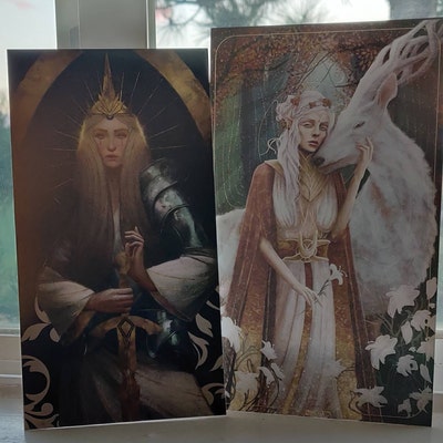 Tarnished and Queen Marika L Elden Ring Art Print - Etsy