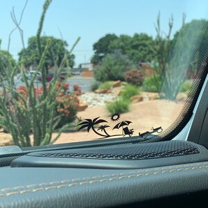 Beach Paradise 4x4 & Car Windshield Vinyl Decal Sticker - Etsy