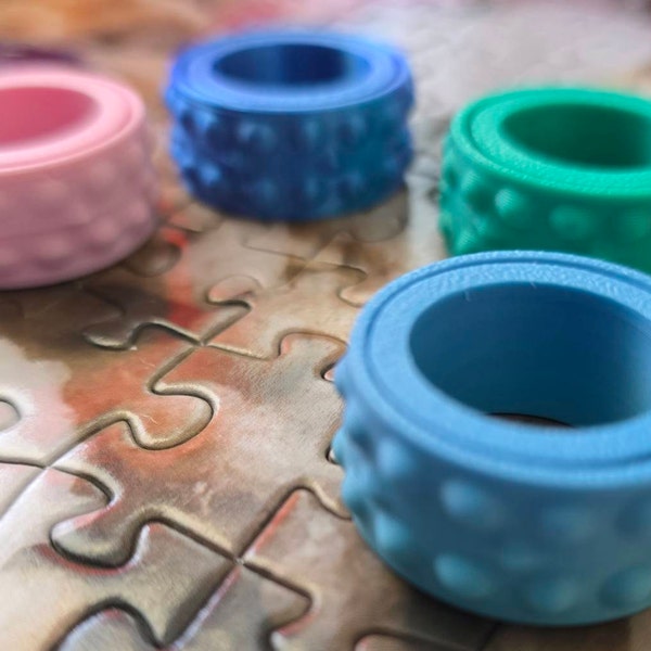 Large Wavy Vortex Fidget | 3d-printed Sensory Toy | Stress Relief and ...