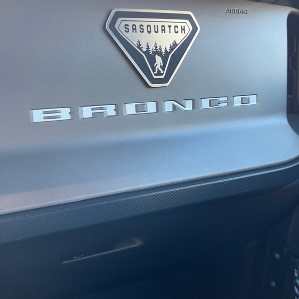 Ford Bronco Sasquatch Emblem Badge #32611 - Etsy