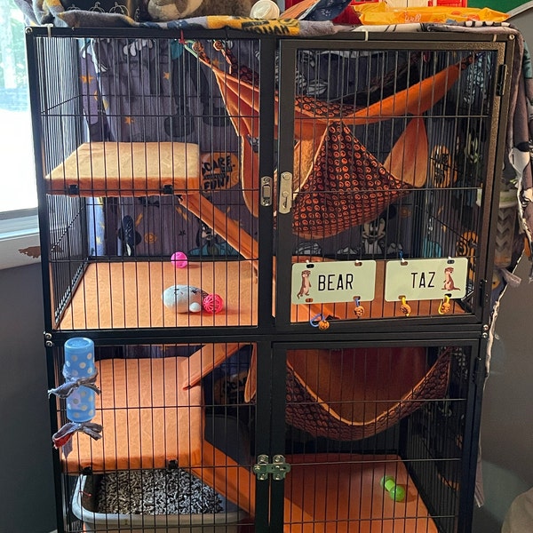 Fleece Liners for Prevue 485A/B Feisty Ferret Cage - Etsy