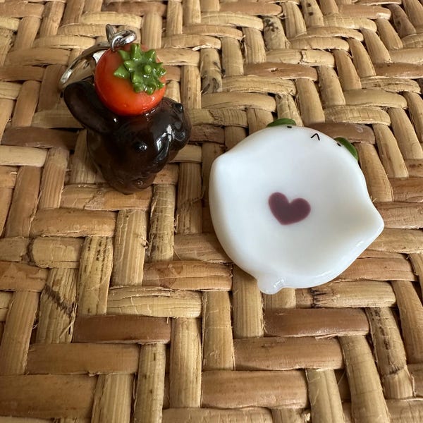 Mini Vegetable Phone Charms – Cute Polymer Clay Radish Charm, Kawaii ...