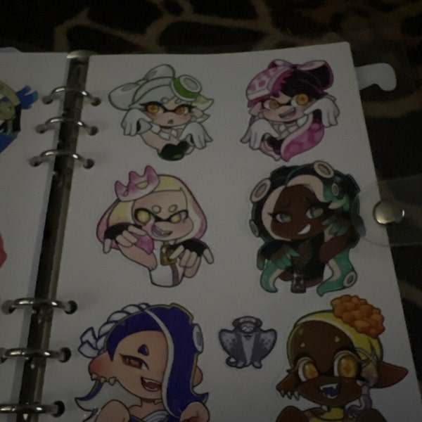 SPLATOON Squid Sisters off the Hook Callie Marie Pearl Marina Vinyl Stickers | Waterproof ...