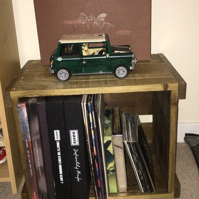 Vinyl Record/lp Stackable Wooden Crate for Great Looking Storage and ...