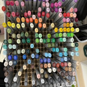 Copic Marker Storage TYPE 1 Organizer for Copic Art Carrying | Etsy Canada