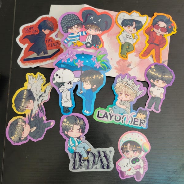 BTS Out of Context - Stickers - Etsy