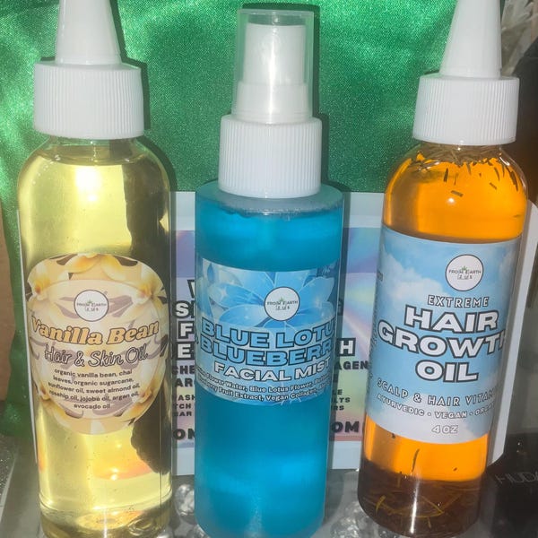 Extreme Natural Hair Growth Oil - Etsy