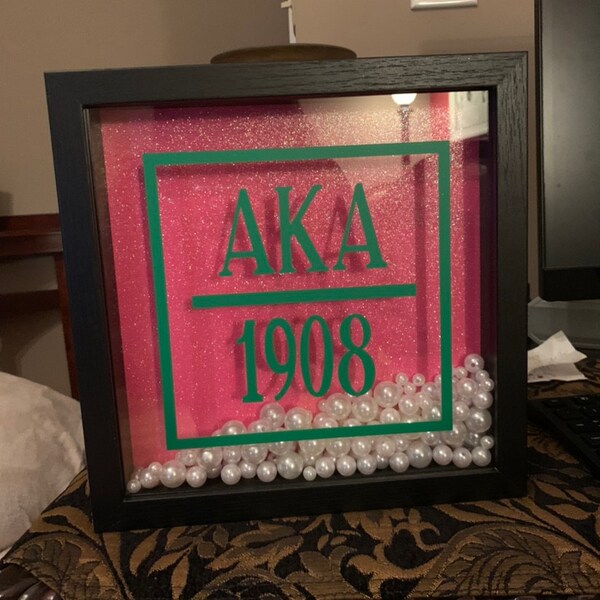 AKA 1908 Shadow Box - Etsy