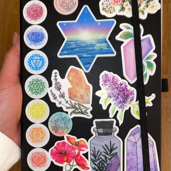 Jewish Star of David Ocean Sticker, Party Favor, Gift, Shabbat Shalom ...