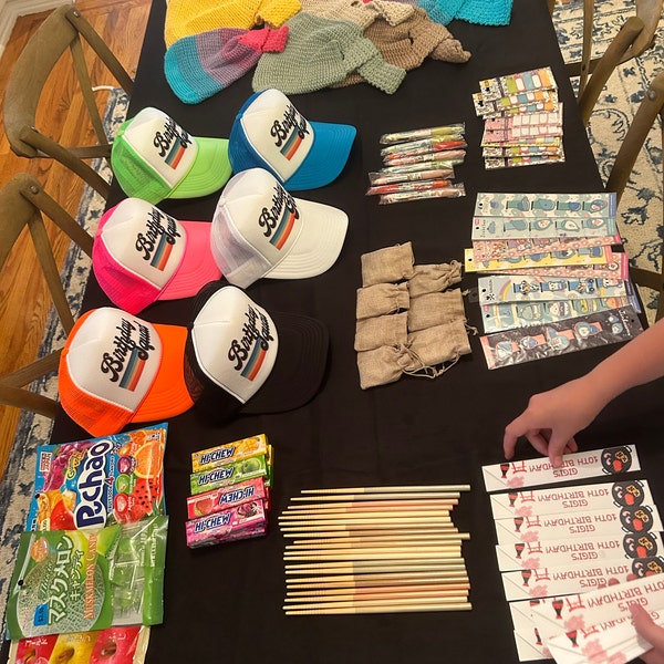 Hibachi Party, Personalized Chopstick Sleeves, Hibachi Birthday ...