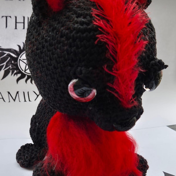 PATTERN: Supernatural Crowley and Hellhound Juliet Crochet PDF - Etsy