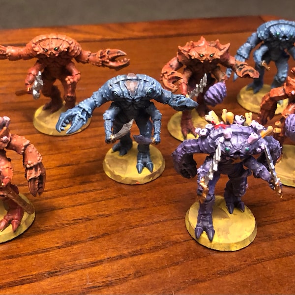 Crab Folks DND Miniature Set Dungeons and Dragons D&D Dnd Monsters ...