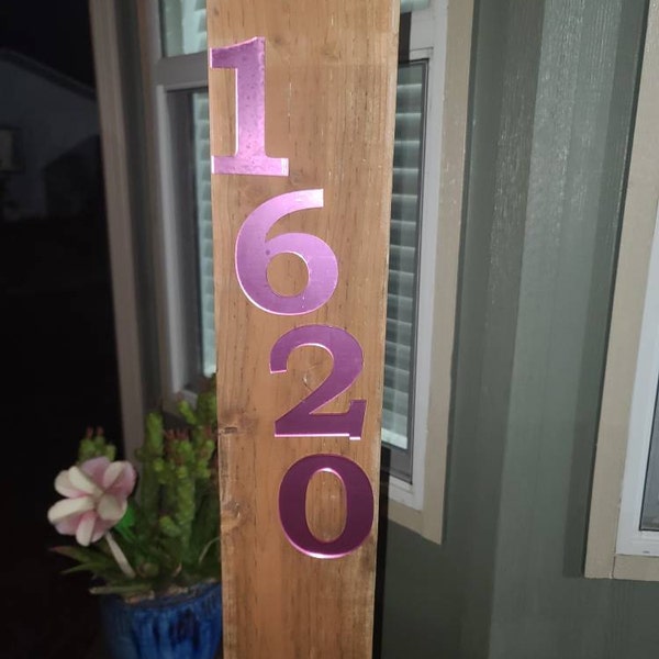 Matte Acrylic Letter Number for Art and Craft | Free 3M Adhesive ...