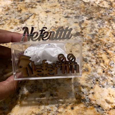 Acrylic Favor Box With Name, Personalized Name, Wedding Favor Box, Baby ...