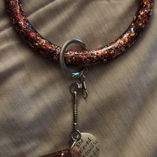 Bangle Keychain | Keychain Bracelet | Personalized Keychain | Cute ...