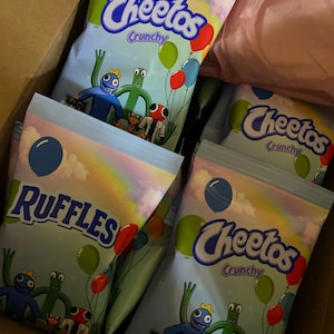 Super Mario Chip Bags, Mario Bros Birthday Chips, Mario Chip Bag 6ct ...