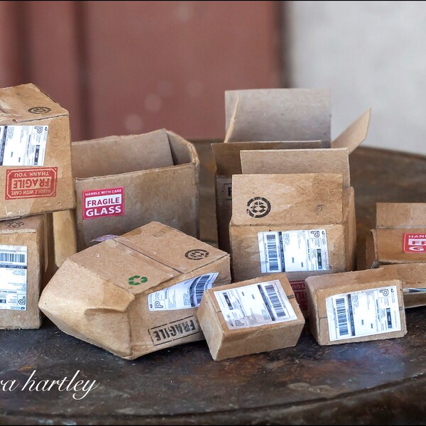 PRINTABLE Template MAKE a Mailbox Miniature USPS Mail Drop Box With ...