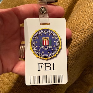 FBI Halloween Costume Movie Prop - Etsy