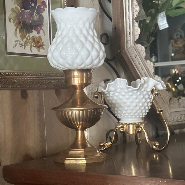 Brass Vintage Candlesticks Extra Tall at 18'' and 18 1/4" With Pedestal ...
