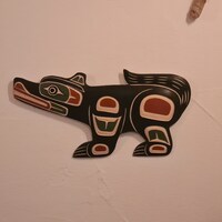 First Nations Corrine Hunt Recycled Glass Serving Tray Platter - Etsy ...