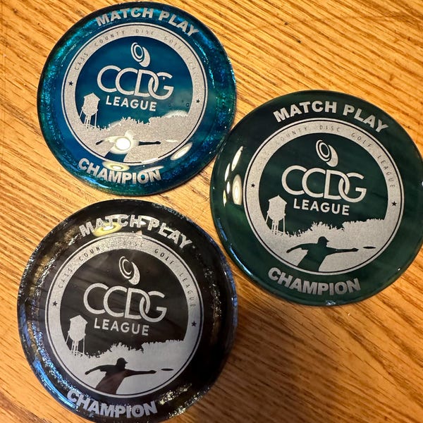 Disc Golf Tags - Buddy Tags - Wood, Engraved - Competition Leisure ...