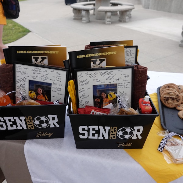 Personalized Soccer Team Party Gift Bucket Set, Custom Soccer High ...