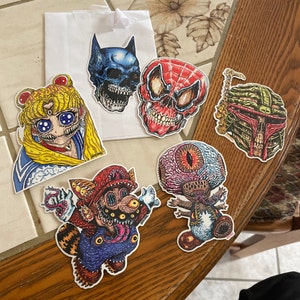 Monster Sticker Pack - Etsy