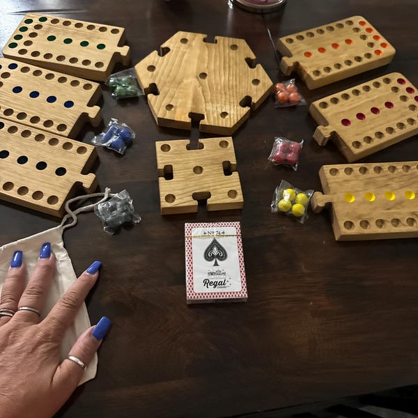 Aggravation Marble Board Game 2 3 4 5 6 Players 17 Inches Assembled ...