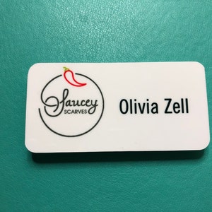Full Color Personalized Wearable Magnetic Name Tags. Your - Etsy