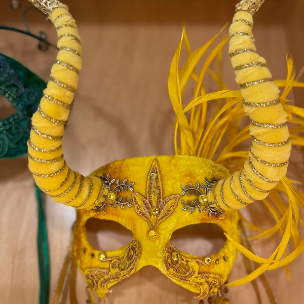 Black Gold Costume Mask,faerie Costume Mask,costume Party Mask ...