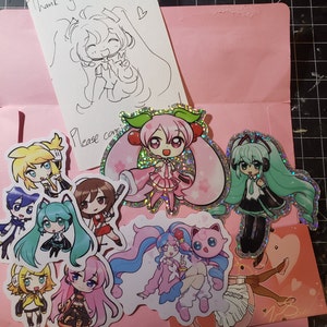 OMORI Aubrey and Bunnies Decora Fashion Cute Sticker - Etsy