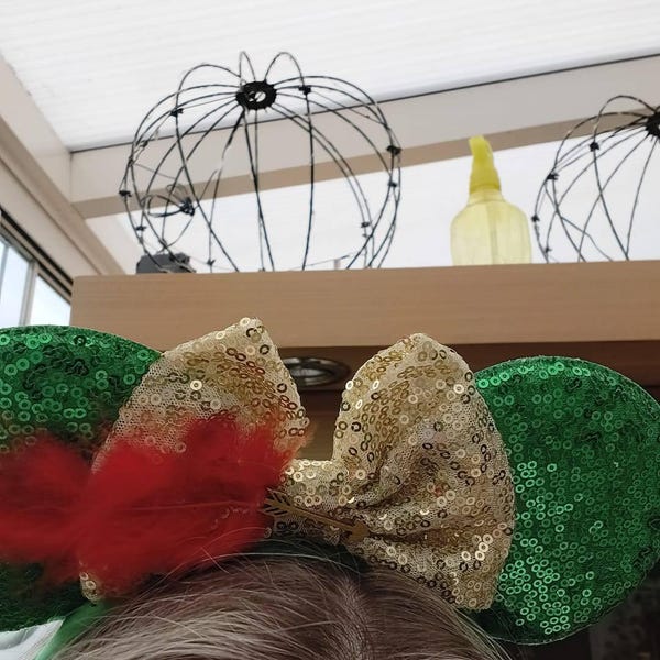 Large Daisy Duck Lavender Mouse Ears With Sequin Bow on Headband ...