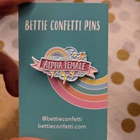 Alpha Female Enamel Pin - Etsy