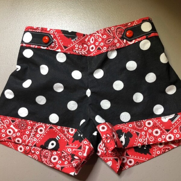 Girls Shorts PDF Sewing Pattern High Tide Shorts Sizes 2 Toddler to 14 ...