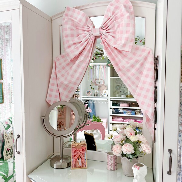 Giant Bow for Baby Shower Party Decor Pink Bow Decoration Shower ...