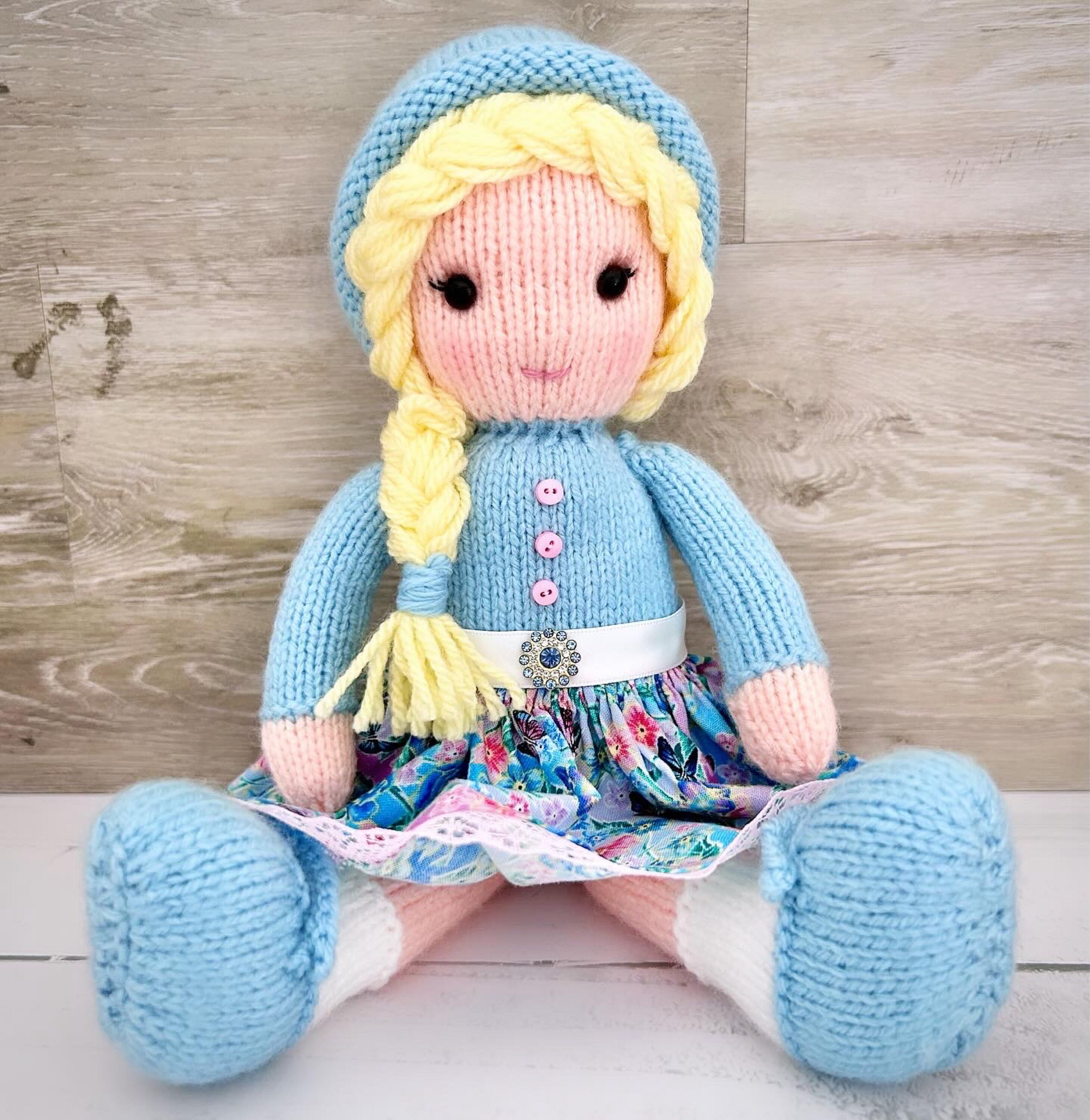 Little Yarn Dolls: Method 2/ Doll Knitting Pattern / Toy Knitting ...