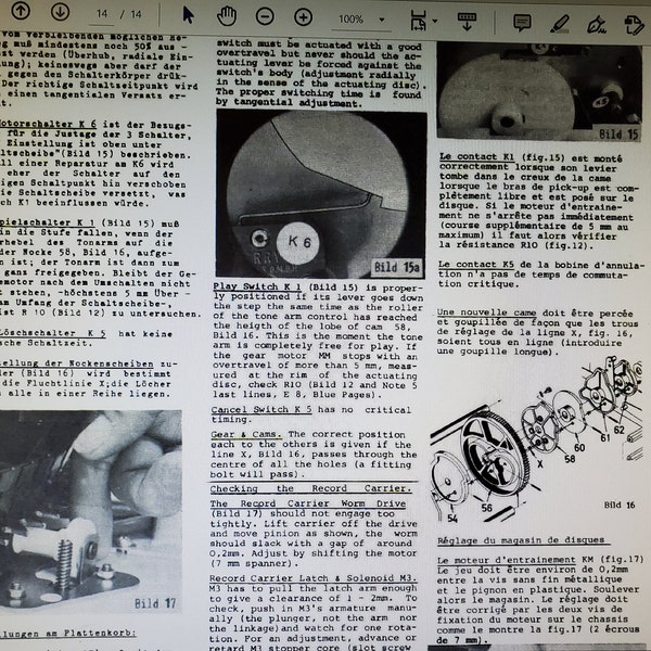 Jukebox Rowe AMI Manual High Resolution Instant Pdf. Models MM3 (music ...