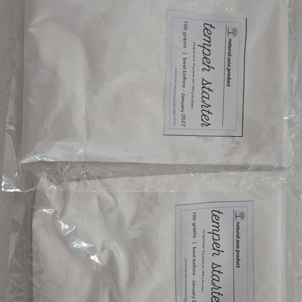 Soy-free Organic Tempeh Starter Culture - 100g, Rhizopus Oligosporus ...