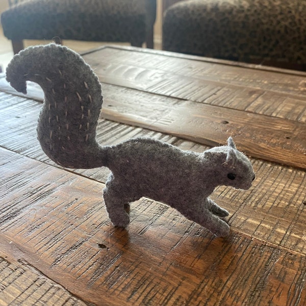Felt Squirrel Sewing Pattern - Felt Animal Sewing Pattern - PDF - Etsy
