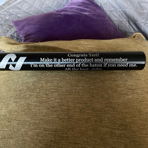 Custom Aluminum Track and Field Relay Baton Personalized Gift for Him ...